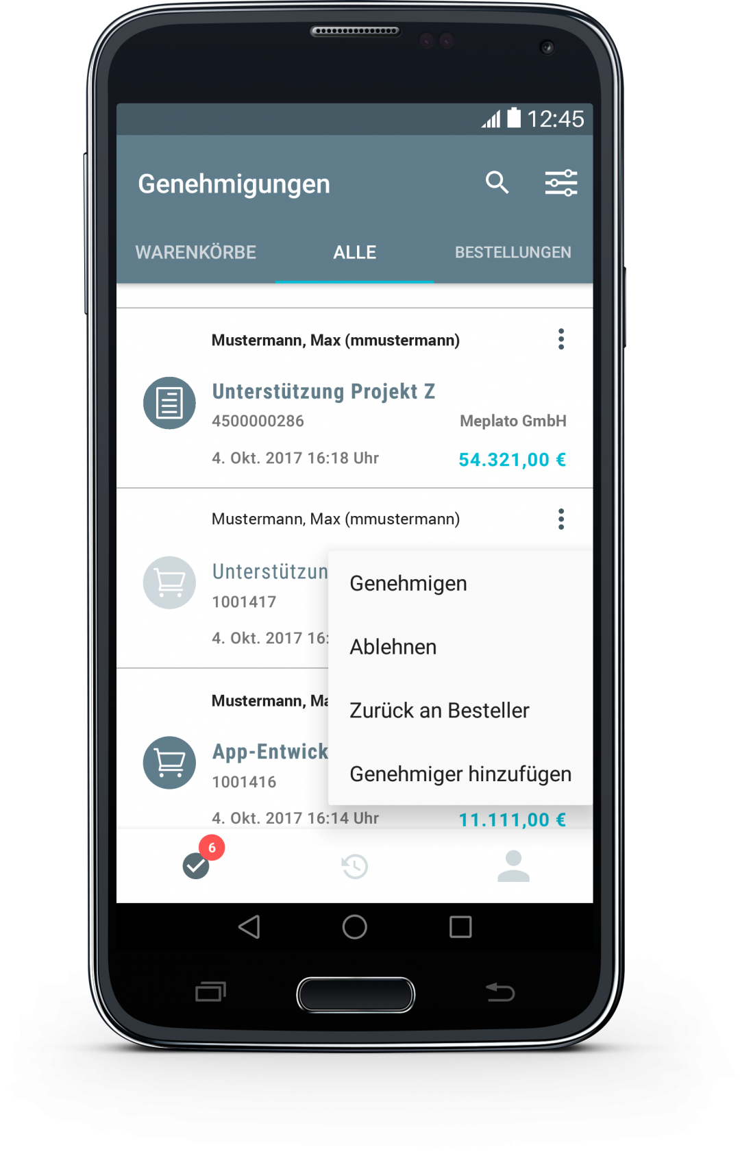WPSMOBILE | The ultimate approval client for our Procurement Solutions